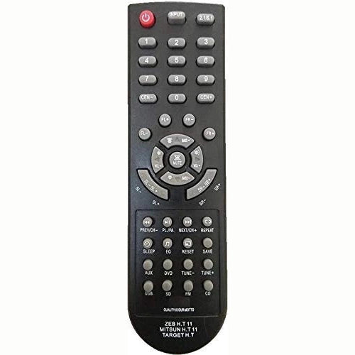 Zebronics soundbar remote for Zeb BT 8490 RUCF / Radiant - ANM Remotes